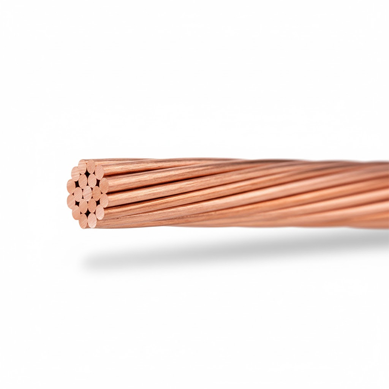 Bare Copper 10 mm² (10mm Square) Earth Conductor — Pure Copper ...